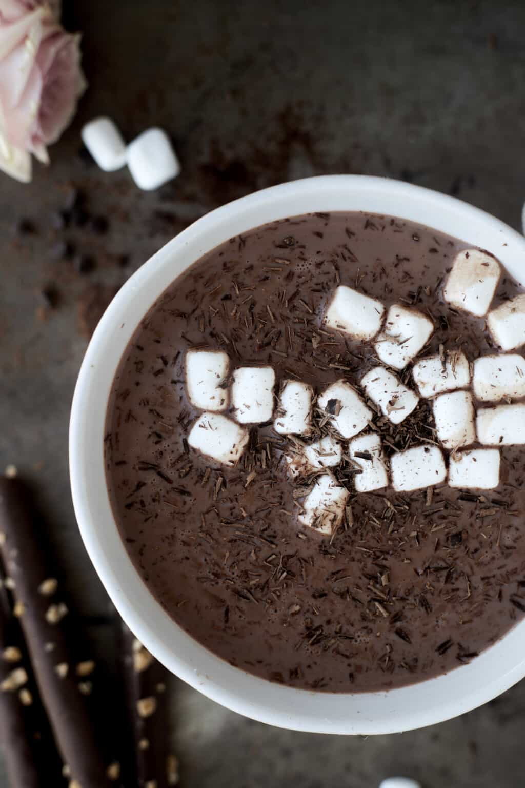 Slow Cooker Hot Chocolate with Espresso - Food Dolls
