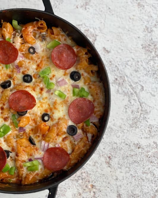 One Pot Pizza Pasta – Food Dolls