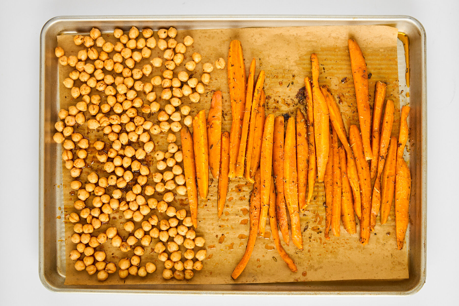 Chickpeas and Roasted Carrots with Whipped Feta - Food Dolls