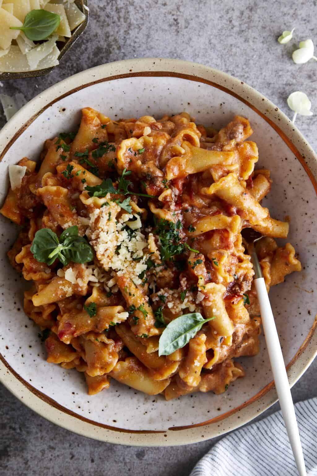 One Pot Lasagna Pasta
