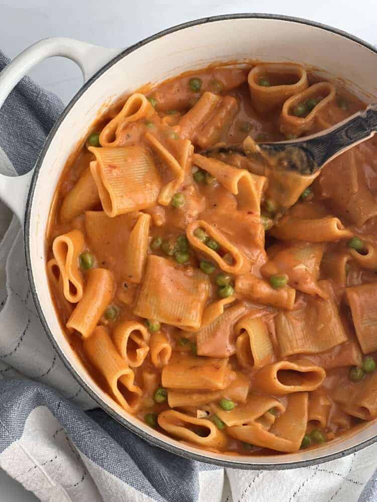 One Pot Spicy Rigatoni - Food Dolls