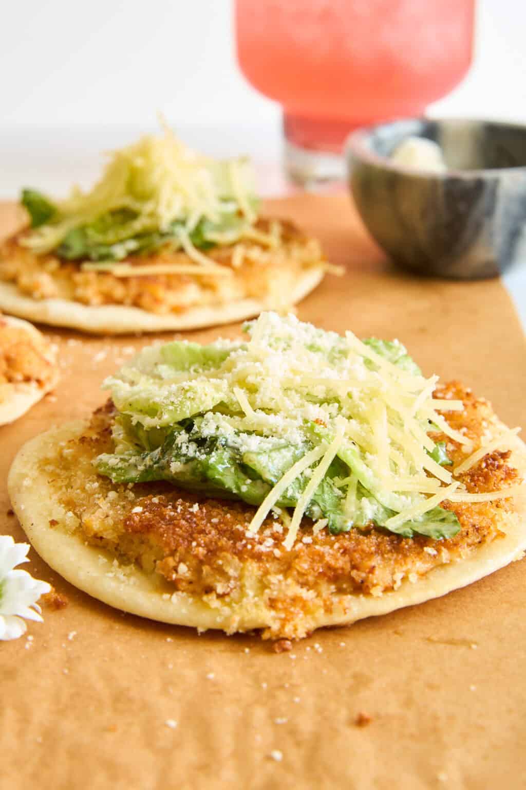 Crispy Chicken Caesar Wrap - Food Dolls