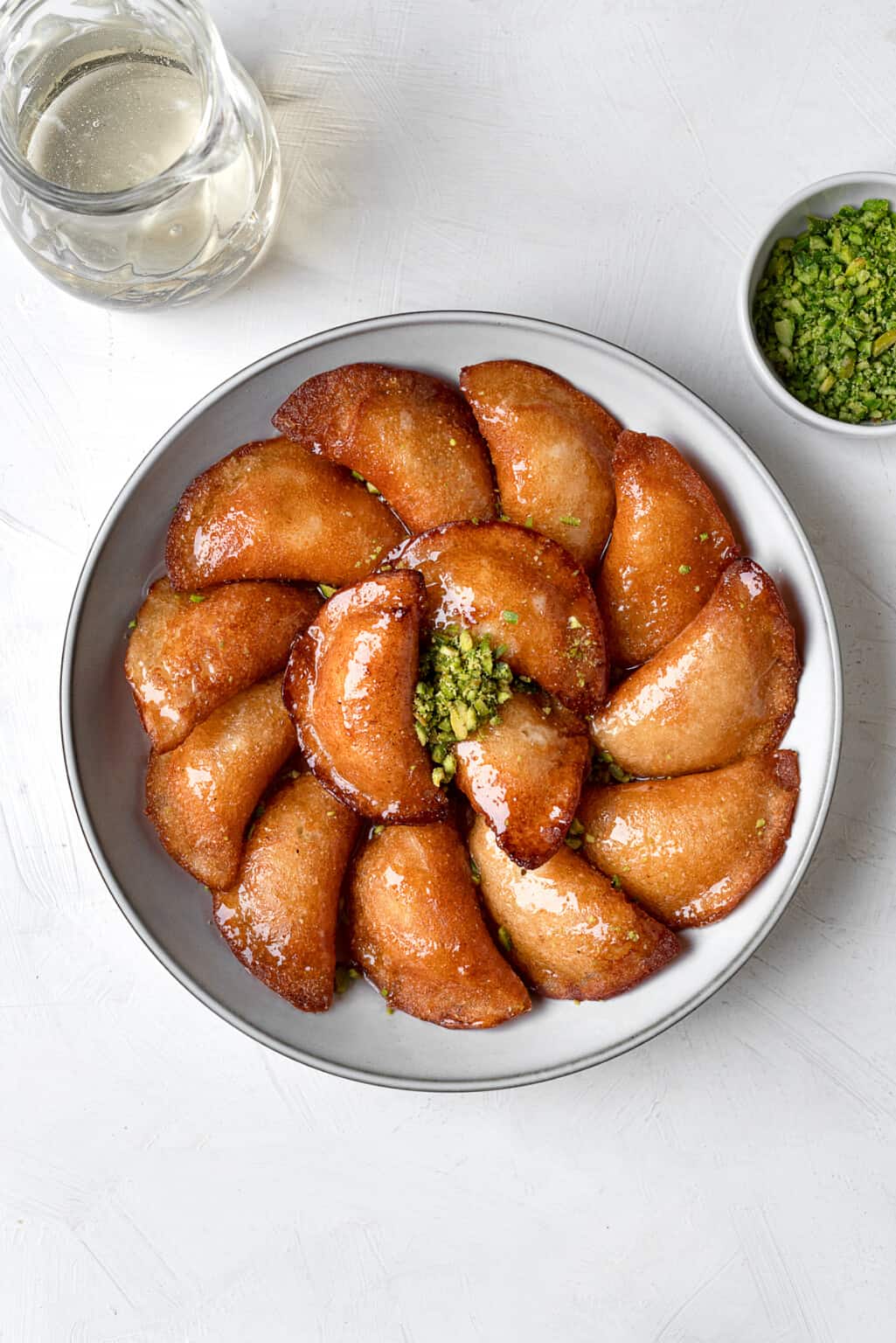 Atayef with Cream Cheese Filling (Ishta Filling) - Food Dolls