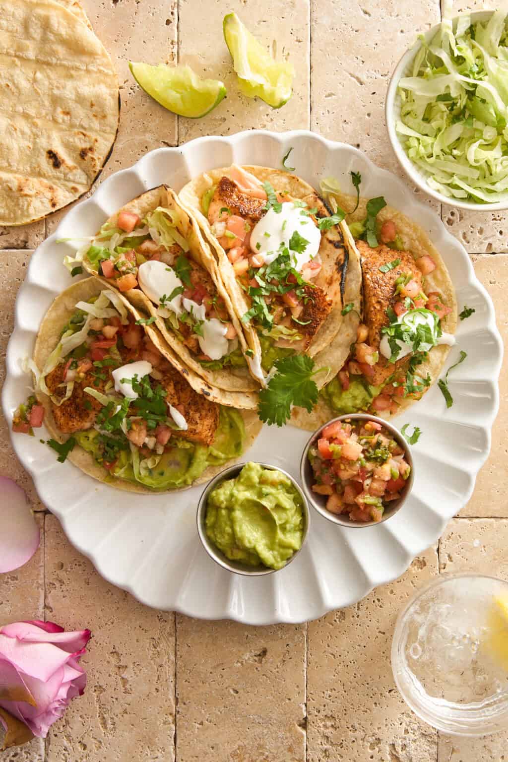 Easy Salmon Tacos Recipe (5 Ingredients!) - Food Dolls