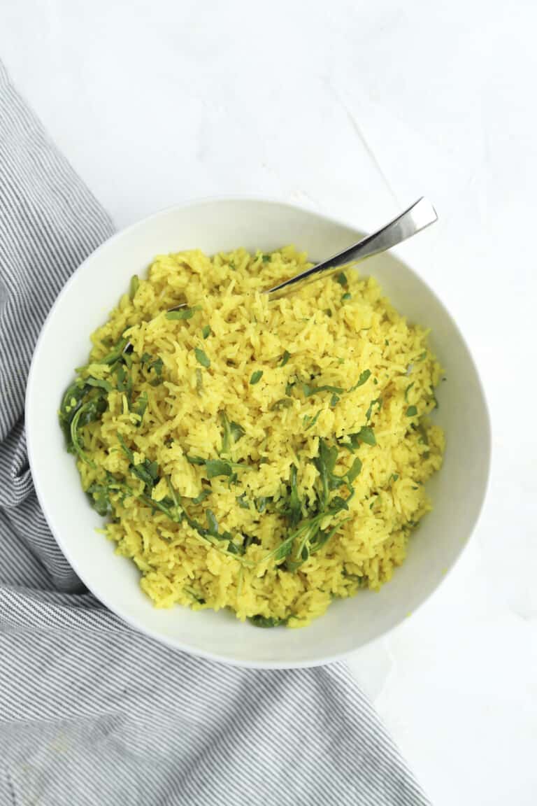 Coconut Turmeric Rice - Food Dolls