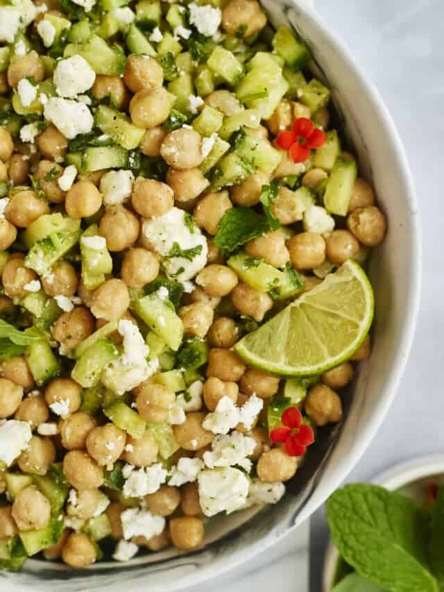 Chickpea Feta Cucumber Salad Food Dolls at Karen Medina blog