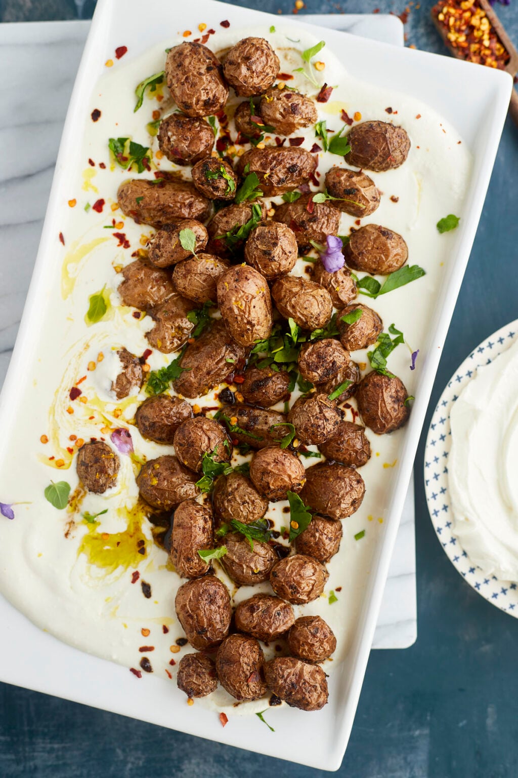 Greek Potatoes with Whipped Feta