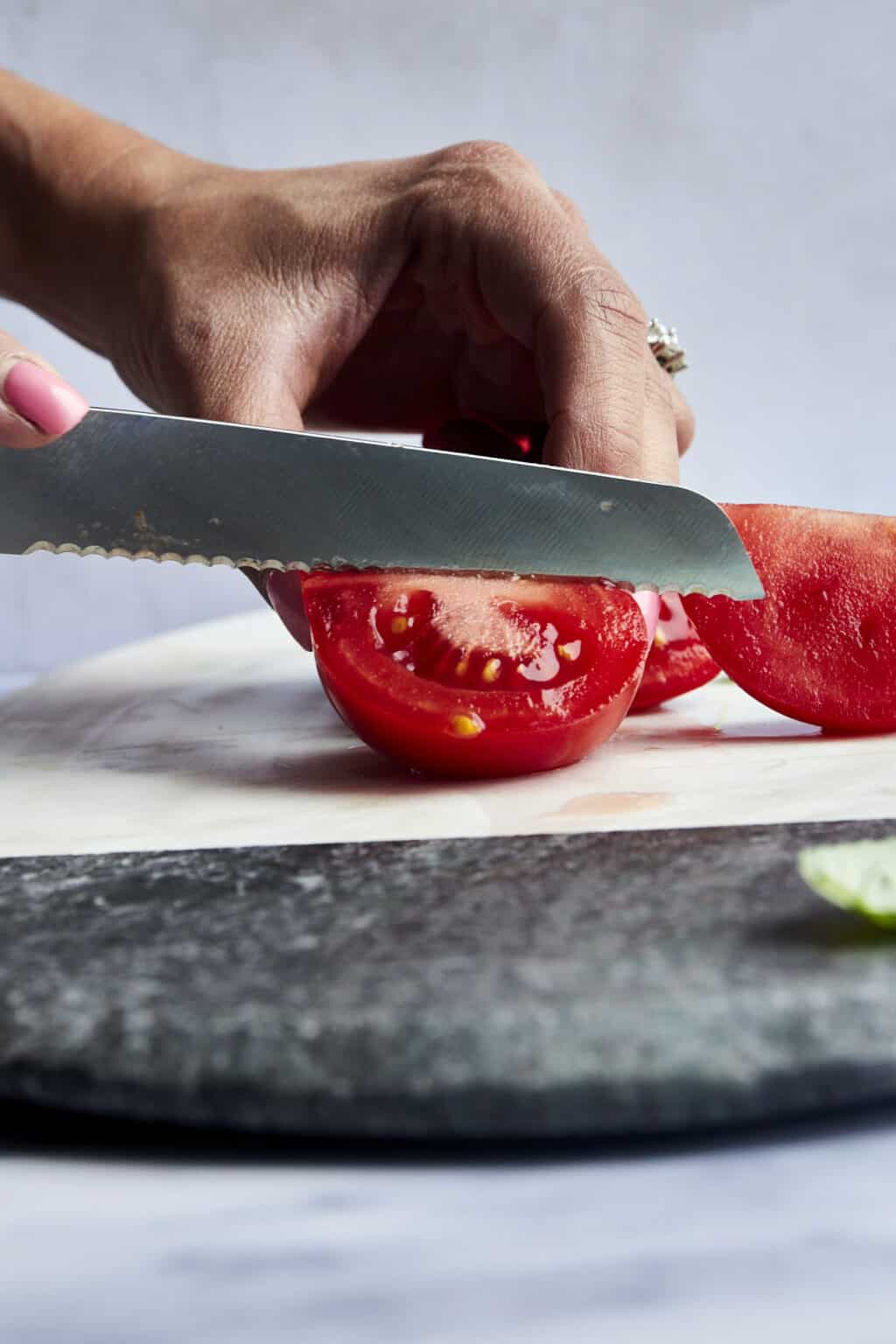 How to Cut a Tomato (3 Ways) - Food Dolls