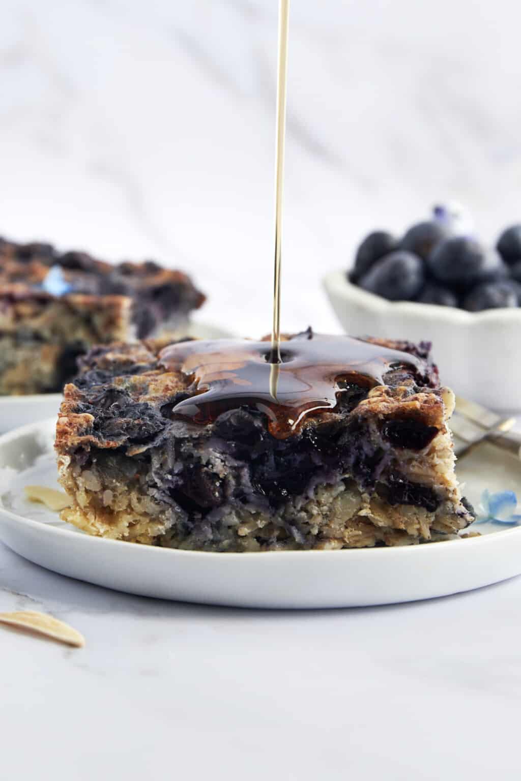 Blueberry Baked Oatmeal - Food Dolls