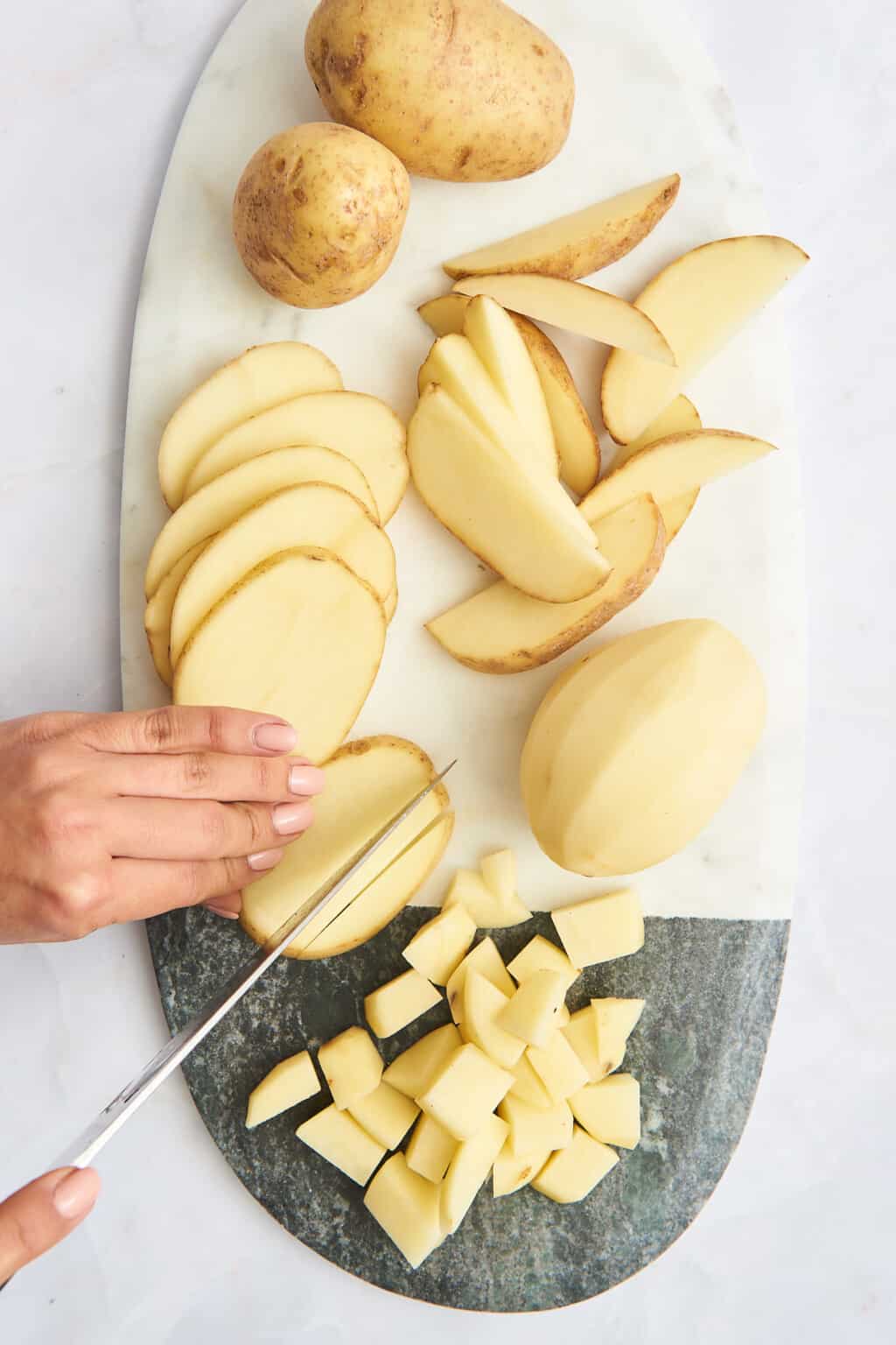 How to Cut Potatoes (4 Ways) - Food Dolls