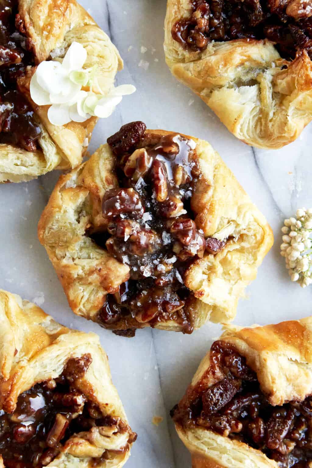 Puff Pastry Pecan Pie Bites - Food Dolls