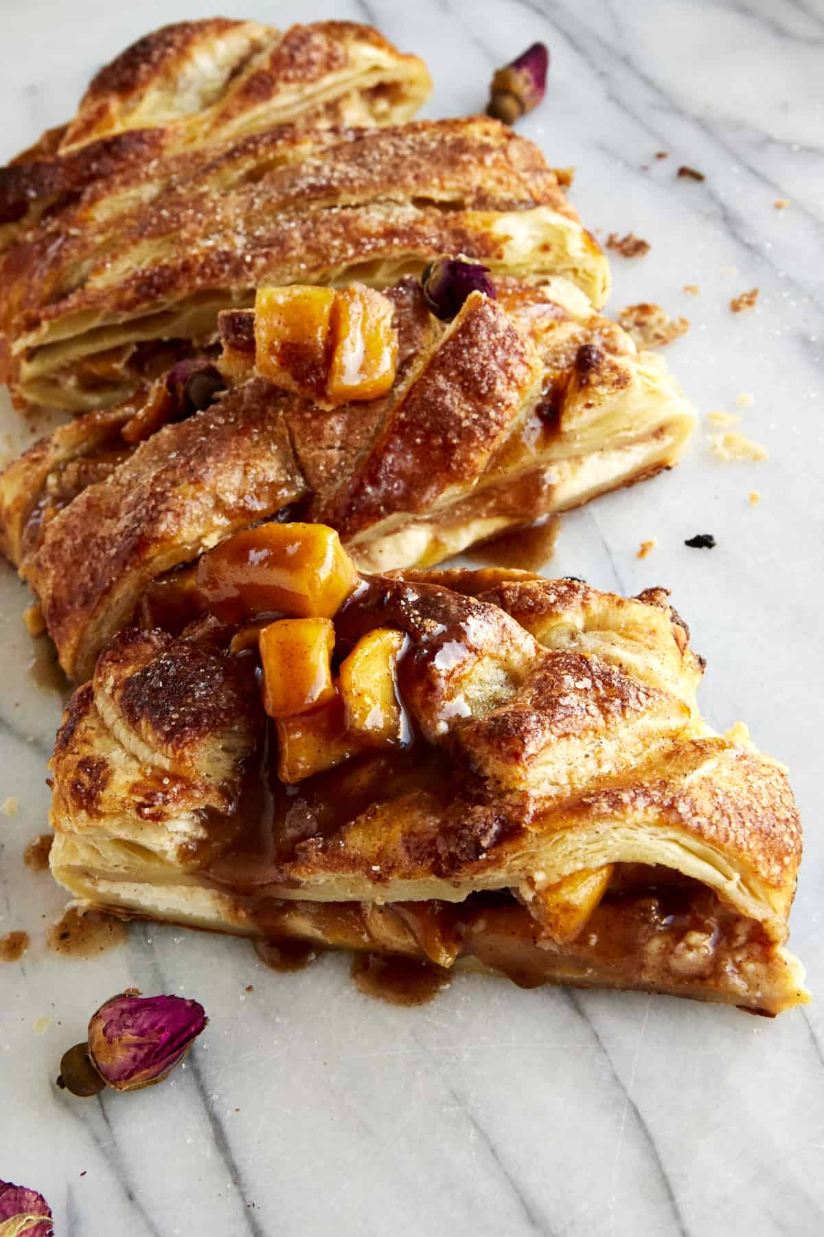 Apple Puff Pastry Braid - Food Dolls