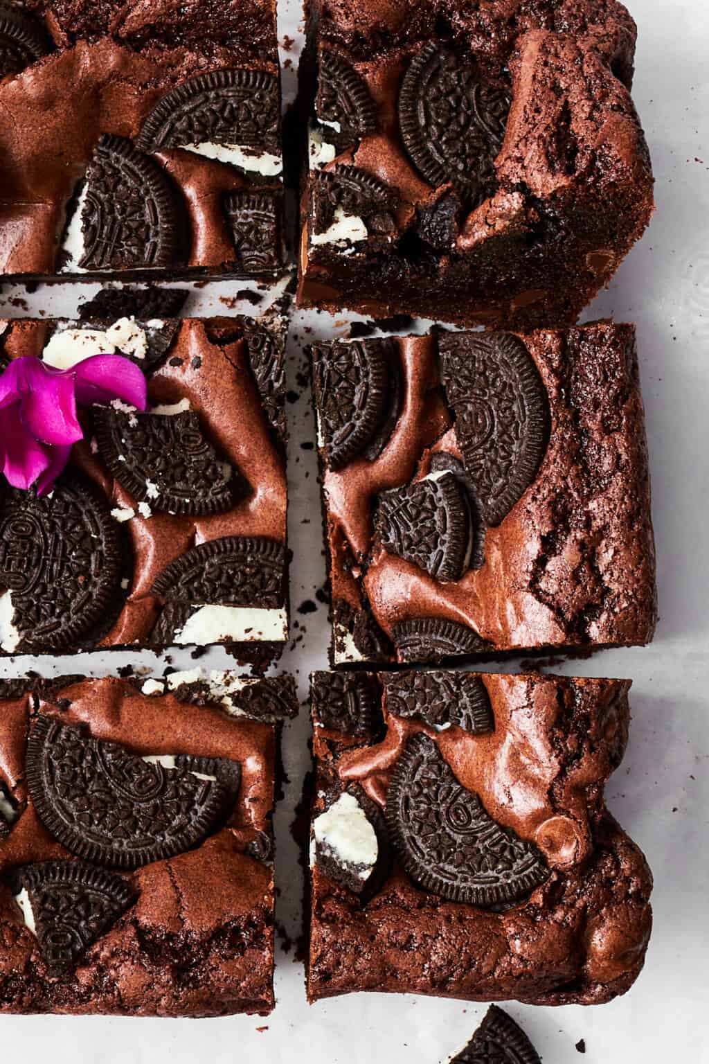 Fudgy Oreos Brownies - Food Dolls