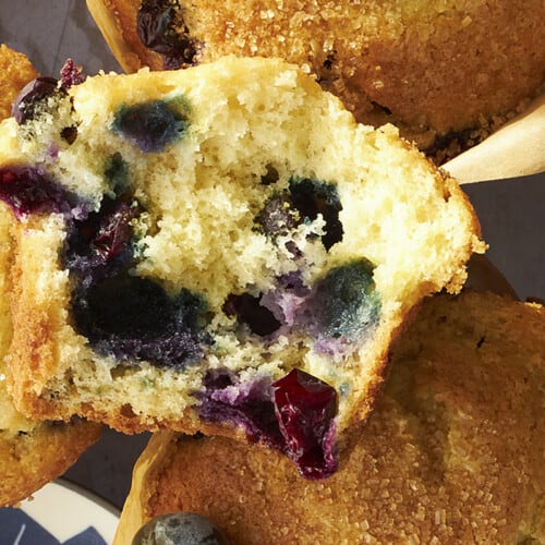 Copycat Starbucks Blueberry Muffin Recipe - Food Dolls