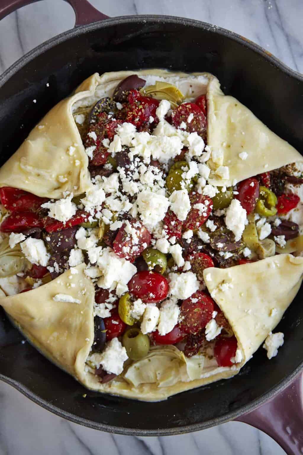 Mediterranean Vegetable Galette Recipe - Food Dolls