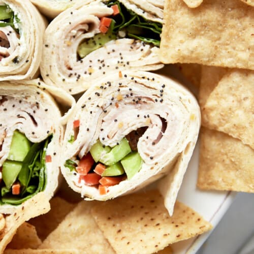 Easy Turkey Pinwheels Sandwiches - Food Dolls