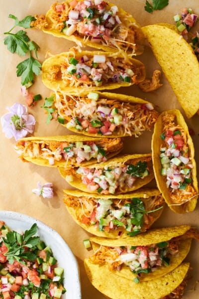 Baked Chicken Shawarma Tacos Recipe - Food Dolls