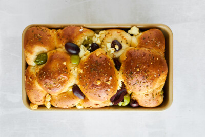 Pull Apart Olive Bread Recipe - Food Dolls