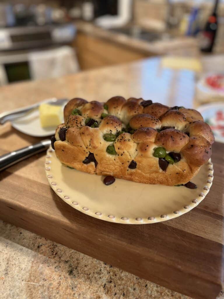 Pull Apart Olive Bread Recipe - Food Dolls