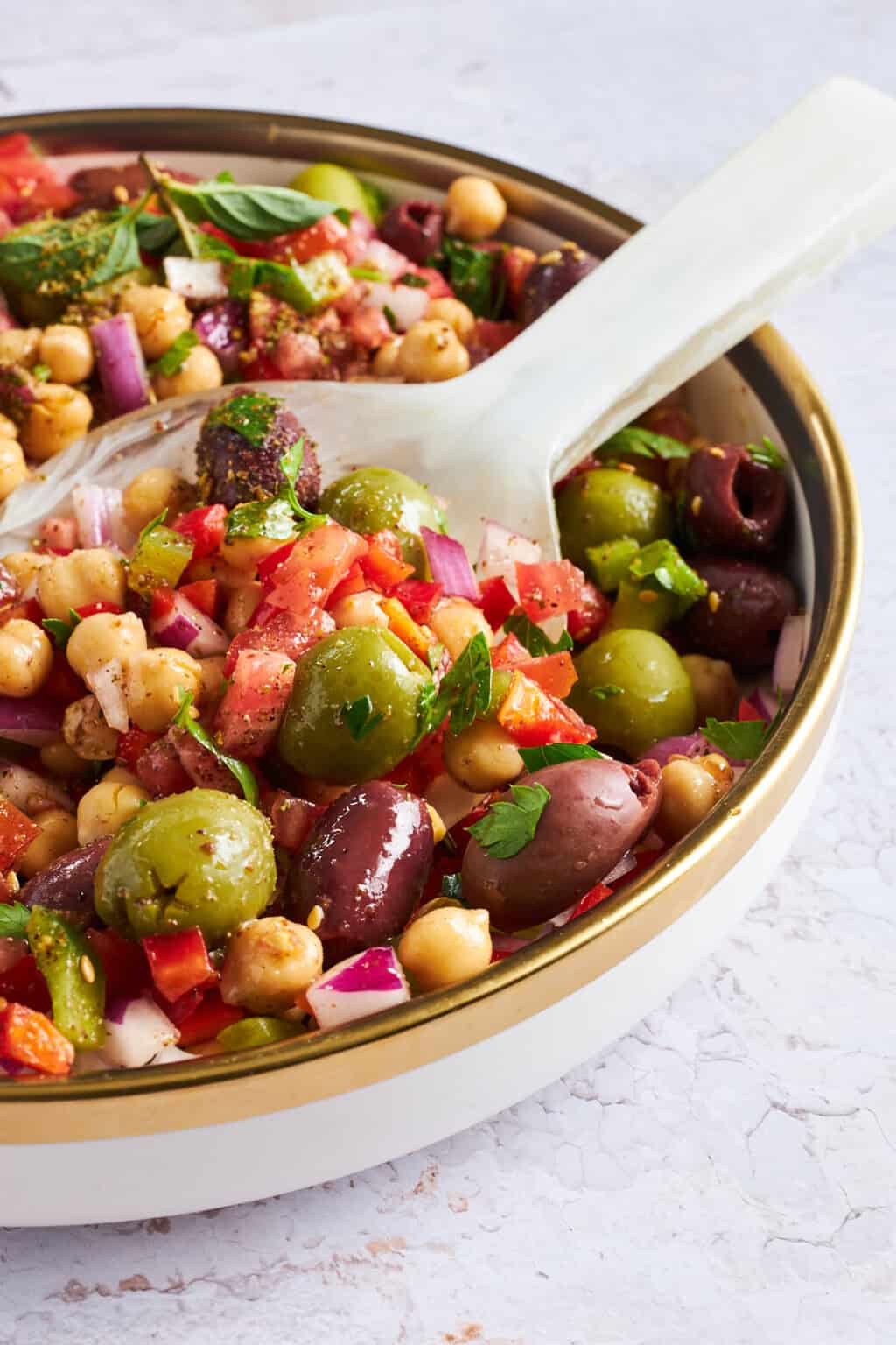 The Best Mediterranean Olive Salad Recipe - Food Dolls