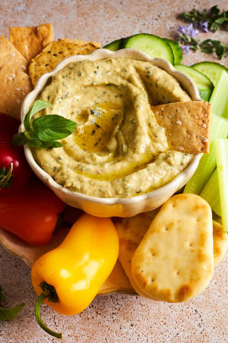 Roasted Zucchini Dip Recipe - Food Dolls