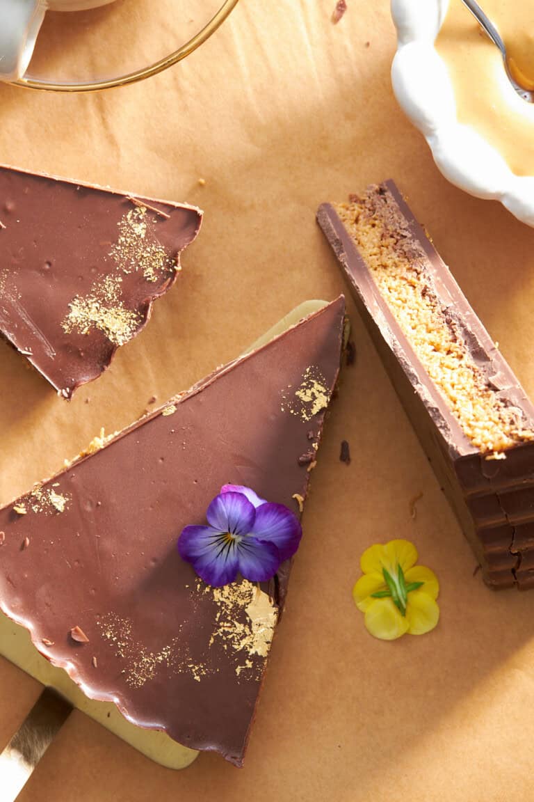 Chocolate Peanut Butter Kunafa (Knafeh) - Food Dolls